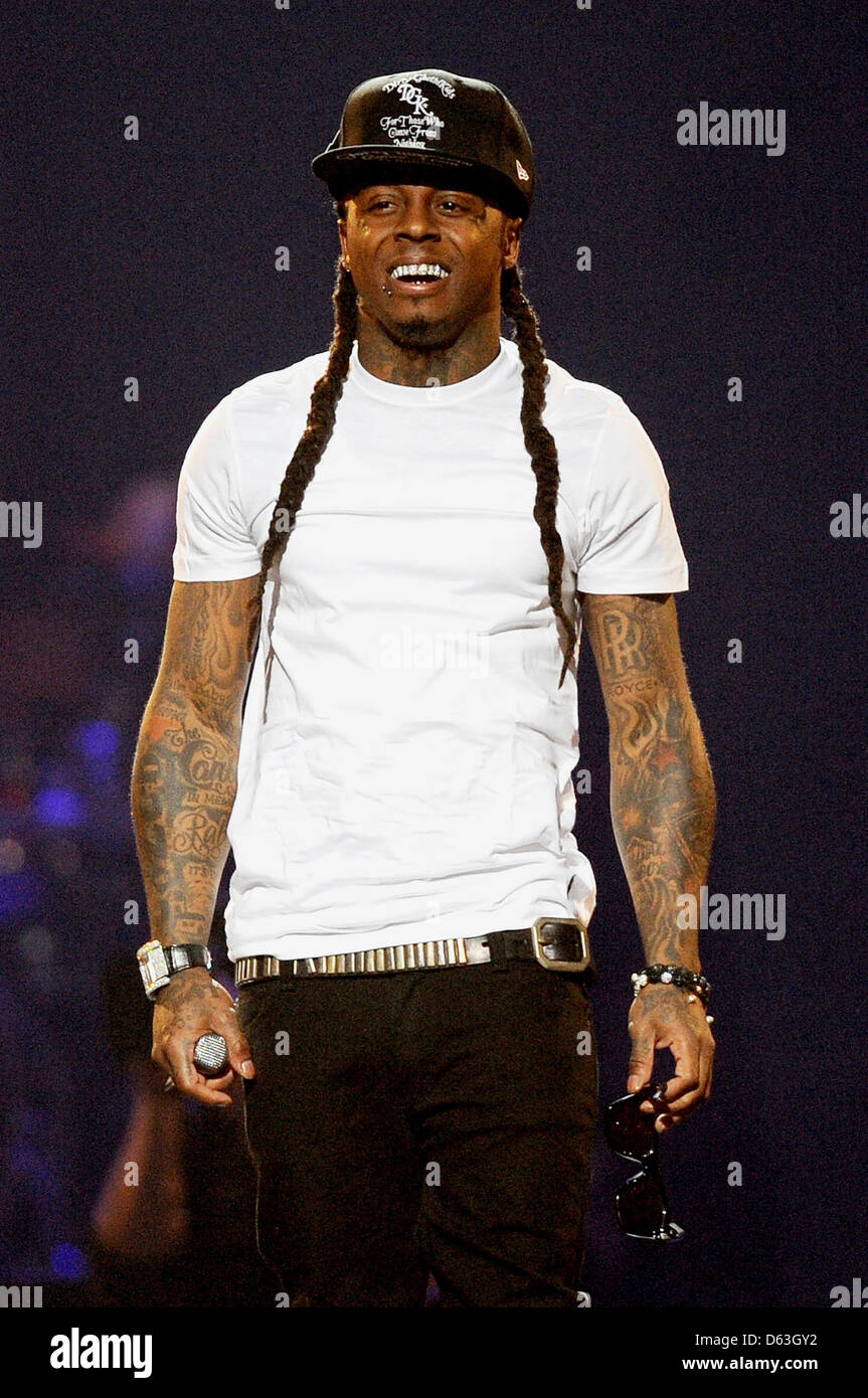 Lil Wayne performs during the 'I Am Music II ' tour at the Bank ...