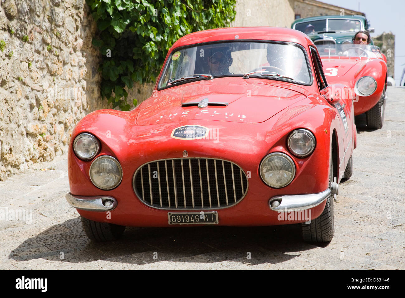 europe, italy, tuscany, monteriggioni, 1000 miles, vintage cars, fiat ...