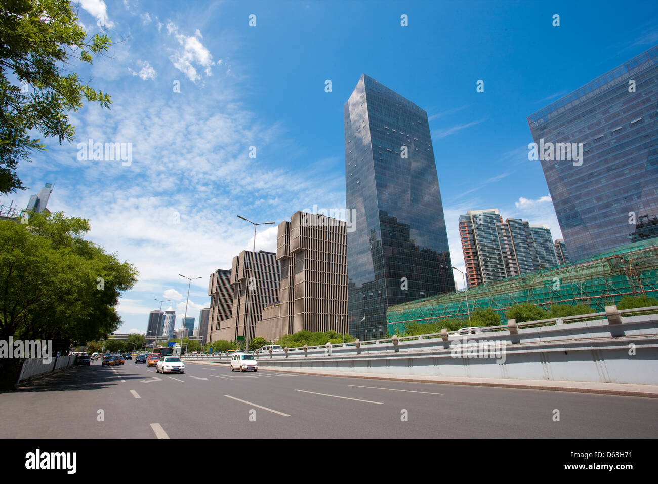 View of central business district, Beijing Stock Photo - Alamy