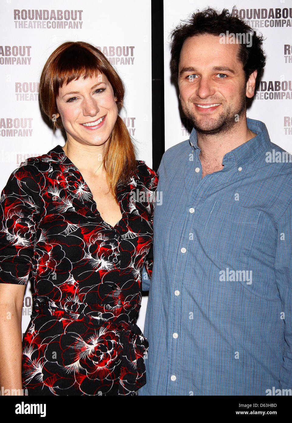 Charlotte Parry and Matthew Rhys Photocall for the Roundabout Theatre ...