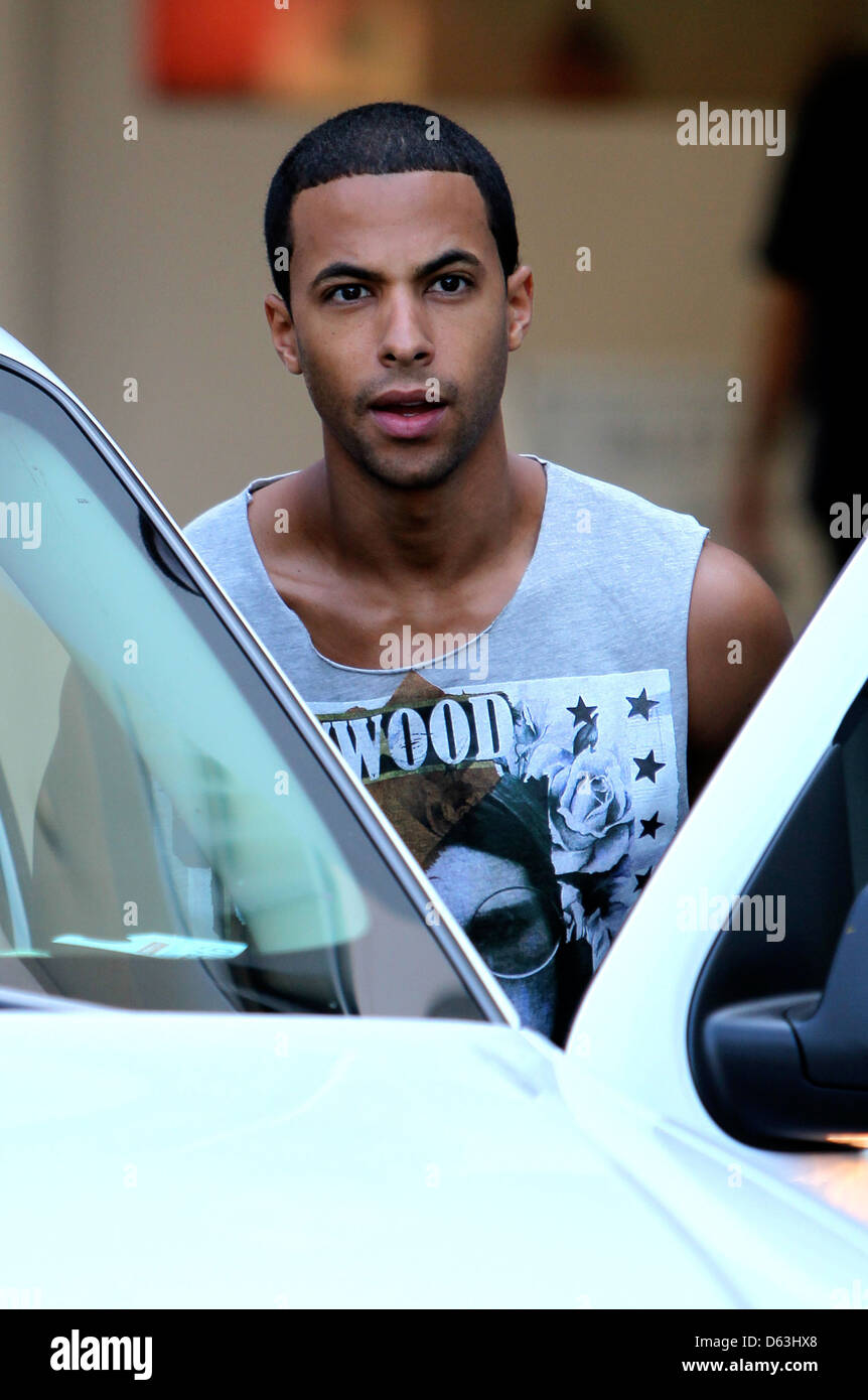 Marvin Humes of 'JLS' seen leaving his hotel in West Hollywood Los ...