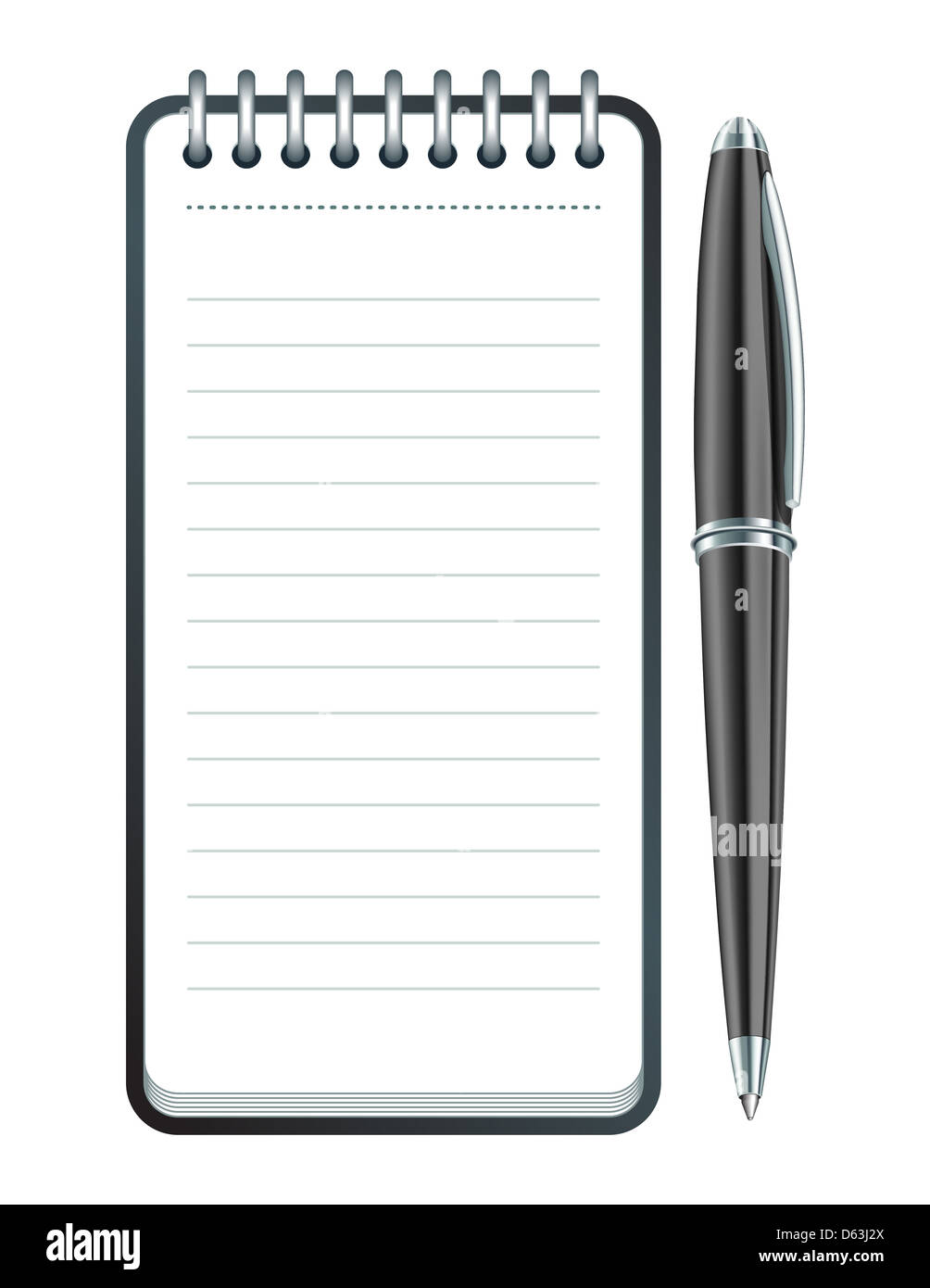 Pen office supply icon Cut Out Stock Images & Pictures - Alamy