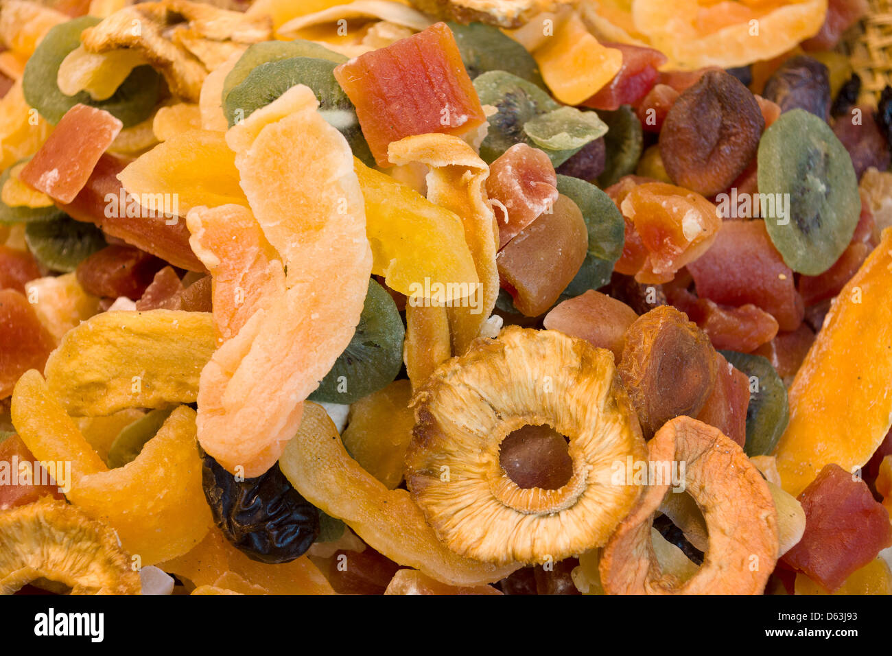 Dried fruits. Background Stock Photo - Alamy