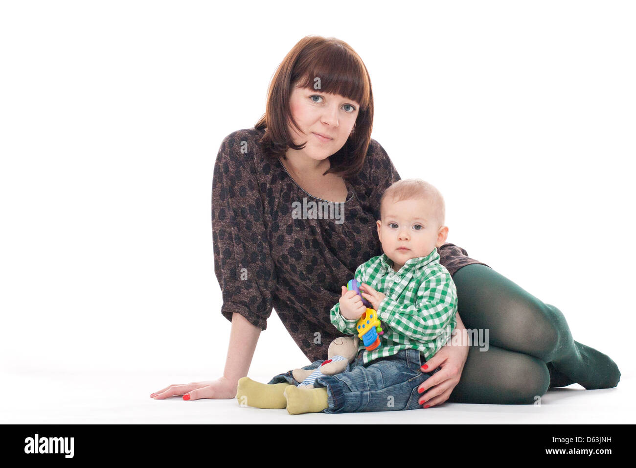 Son daughter posing hi-res stock photography and images - Alamy