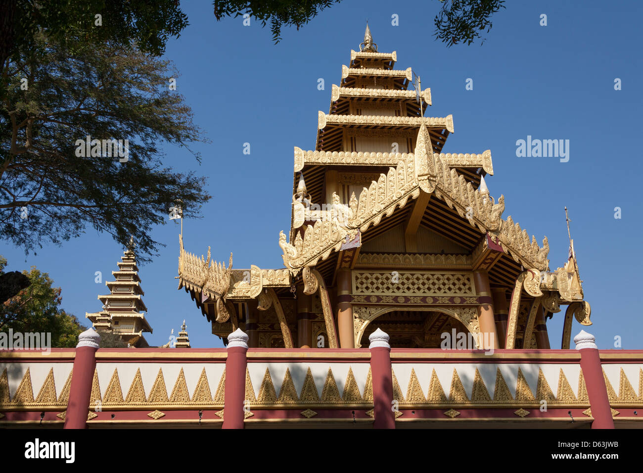 Beiktheik Hall (Consecration Hall) replica, Bagan Golden Palace, Bagan ...