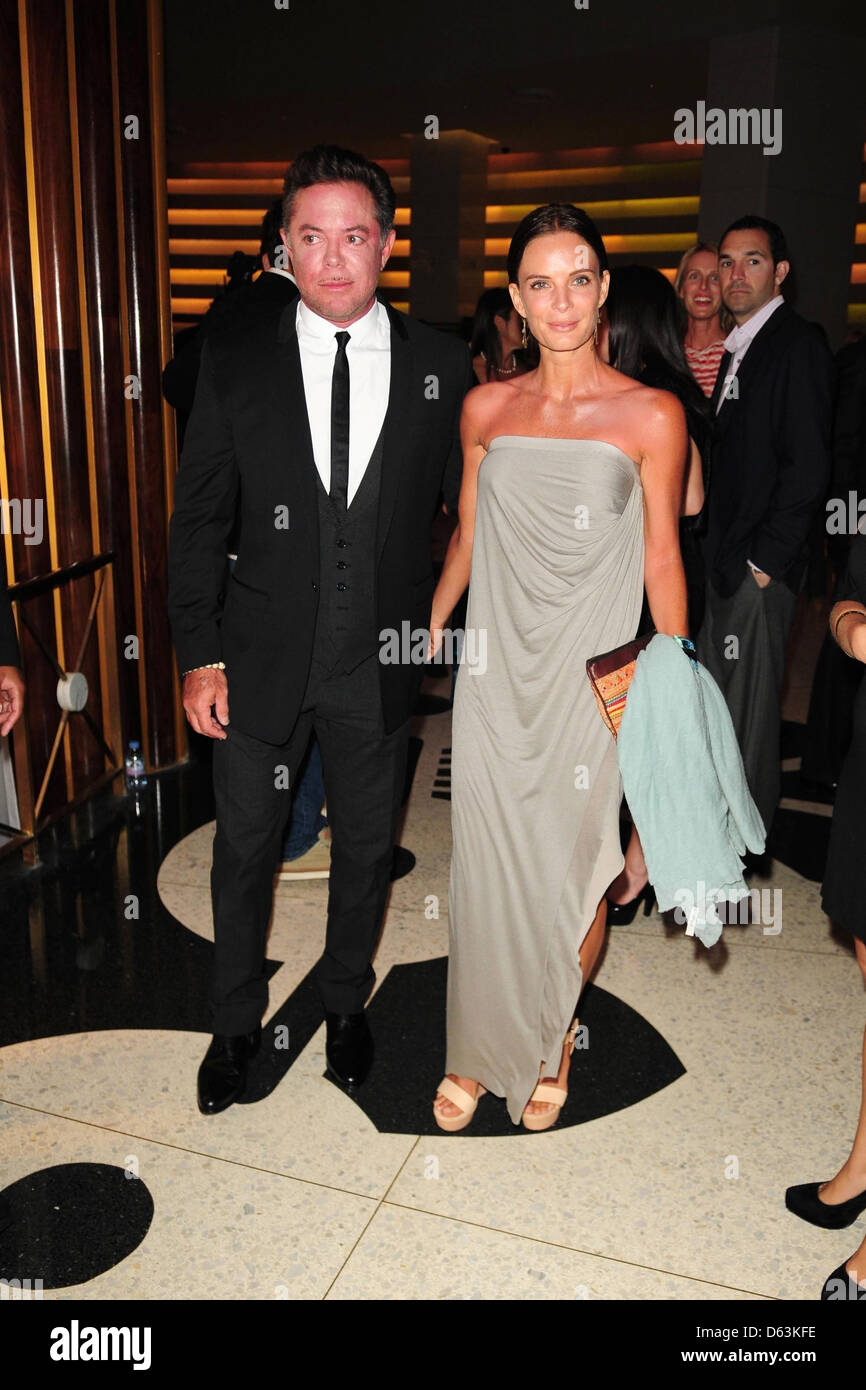 Shareef Malnik and Gabrielle Anwar The Blacks Annual Gala held at Eden ...