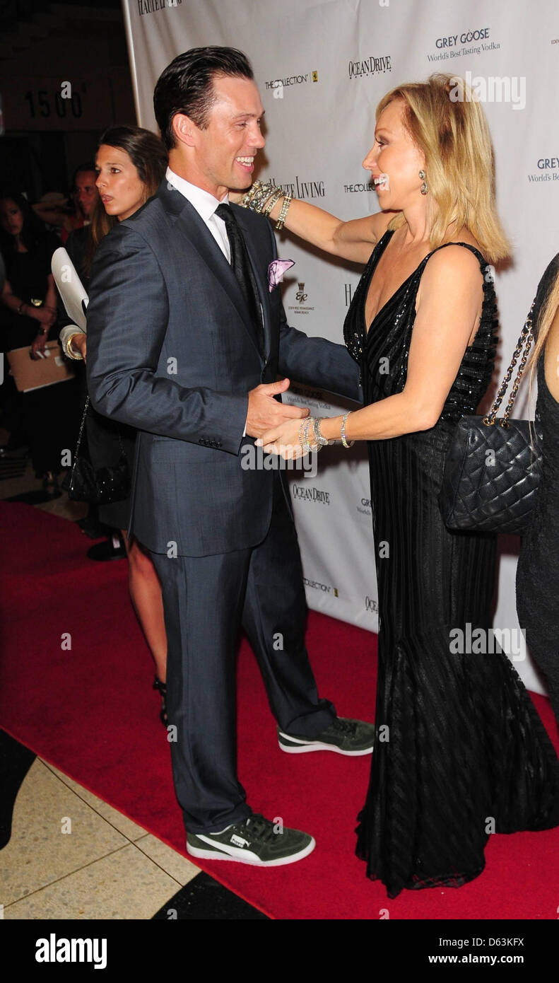 Jeffrey Donovan and Lea Black The Blacks Annual Gala held at Eden Roc ...