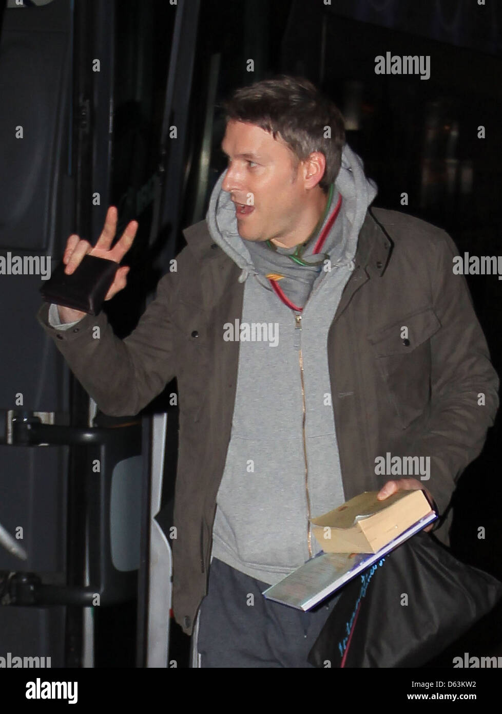 Dan Lobb arrives at 'Strictly Come Dancing' at Blackpool Tower London ...