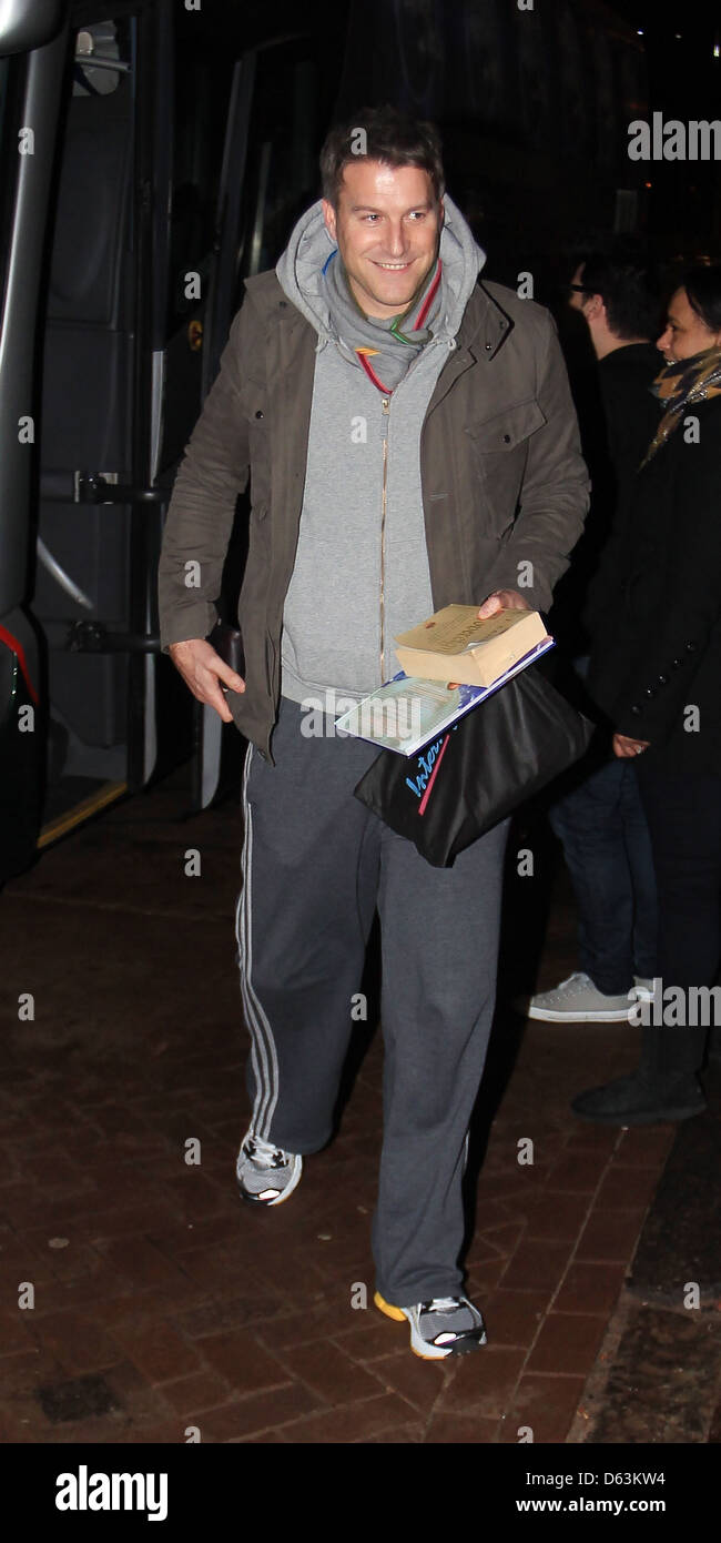 Dan Lobb arrives at 'Strictly Come Dancing' at Blackpool Tower London ...