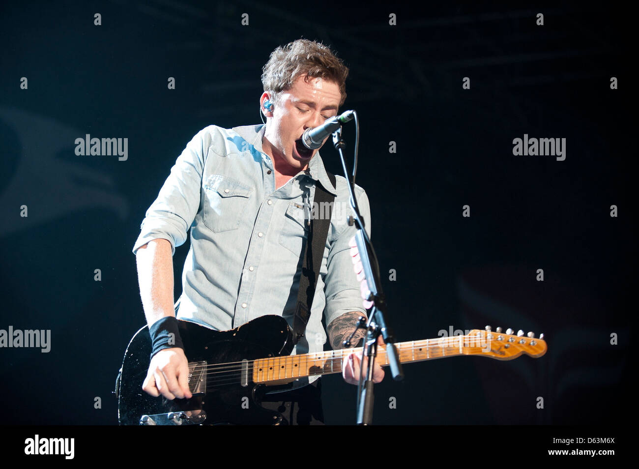 Danny Jones McFly performing live at Wembley Arena London, England - 01 ...