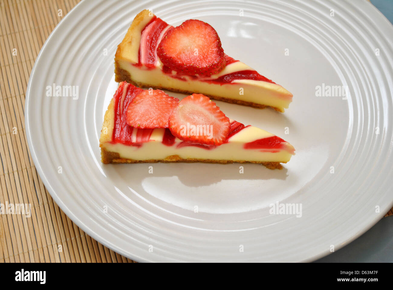 Slice cheesecake berries on hi-res stock photography and images - Alamy
