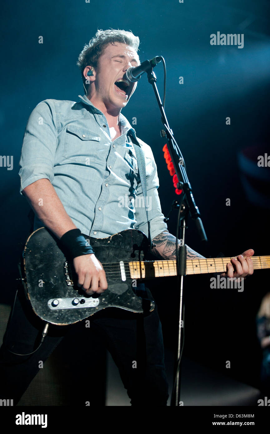 Danny Jones McFly performing live at Wembley Arena London, England ...