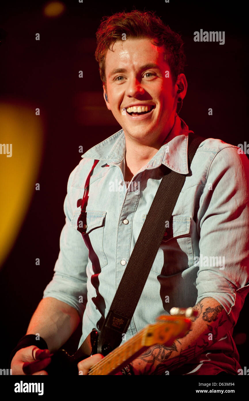 Danny Jones McFly performing live at Wembley Arena London, England - 01 ...