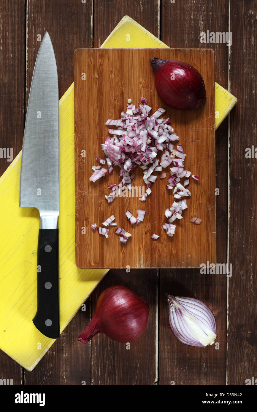 Chop onion half onion hi-res stock photography and images - Alamy