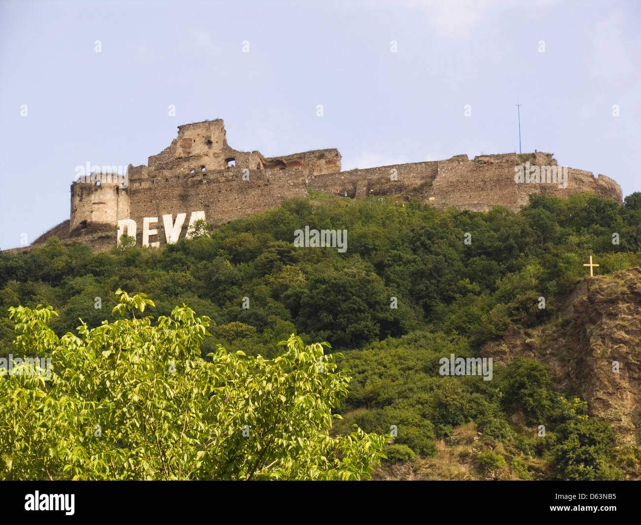 europe, romania, transylvania, deva, castle Stock Photo - Alamy