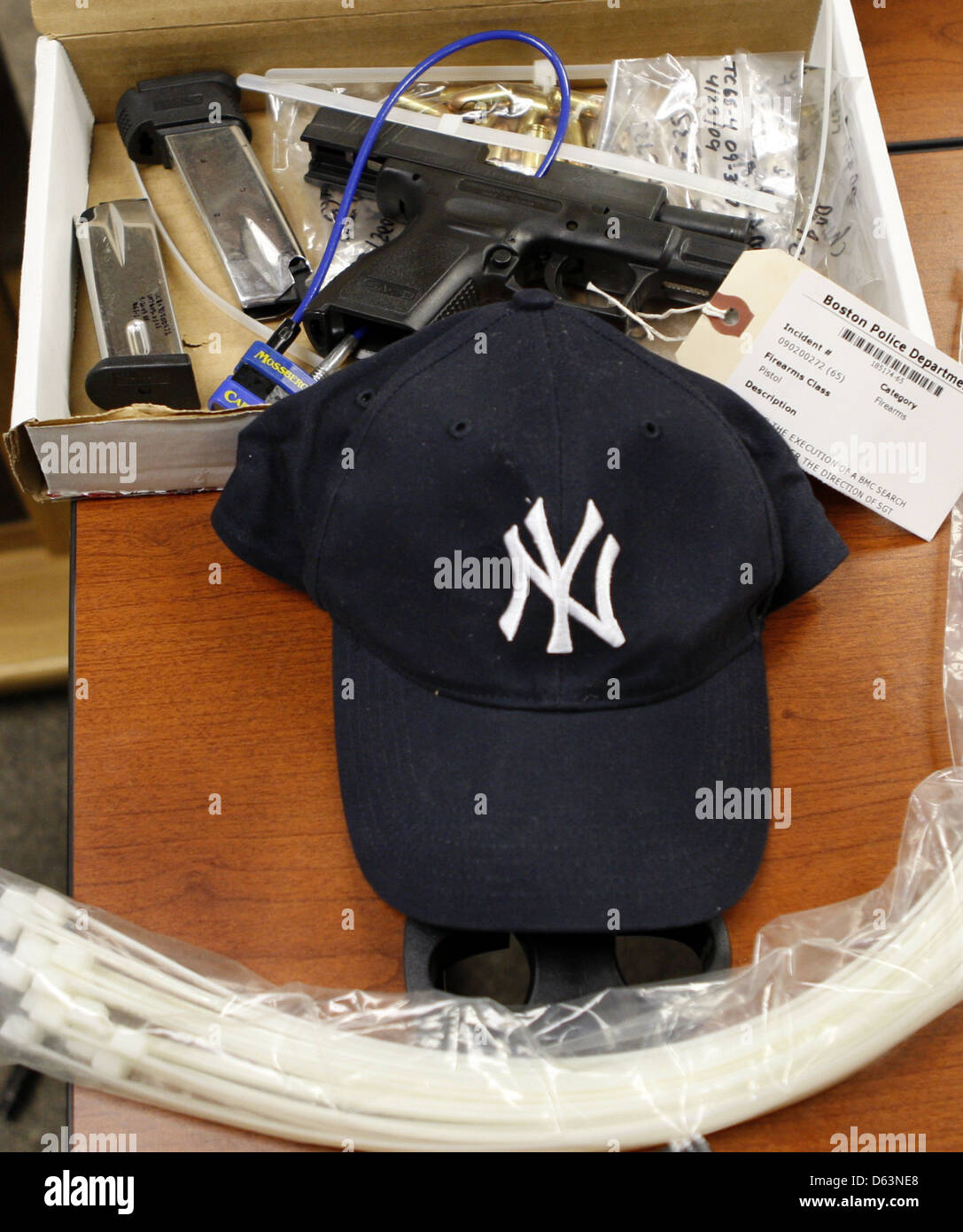 Evidence A Springfield Armory semi-automatic pistol, that police say ...