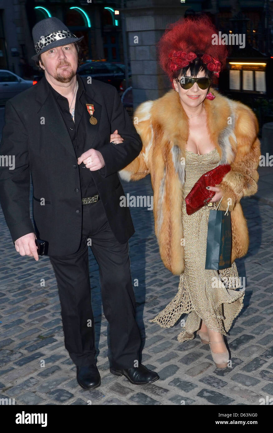 Gary Connolly and Maria Fusco arrives at the Faye Dinsmore's Fashion ...