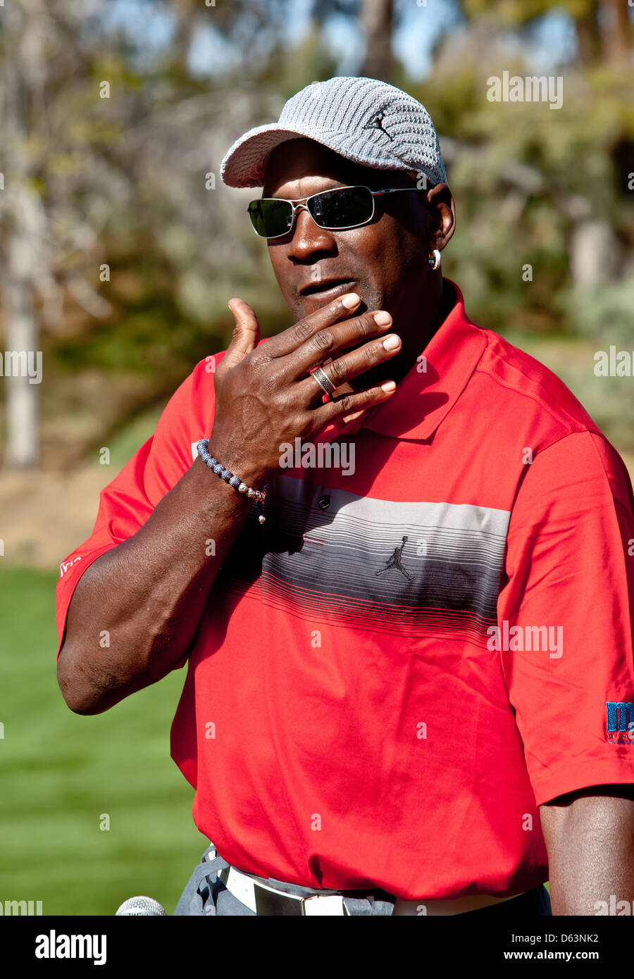 Michael Jordan at the Michael Jordan Celebrity Invitational Golf ...
