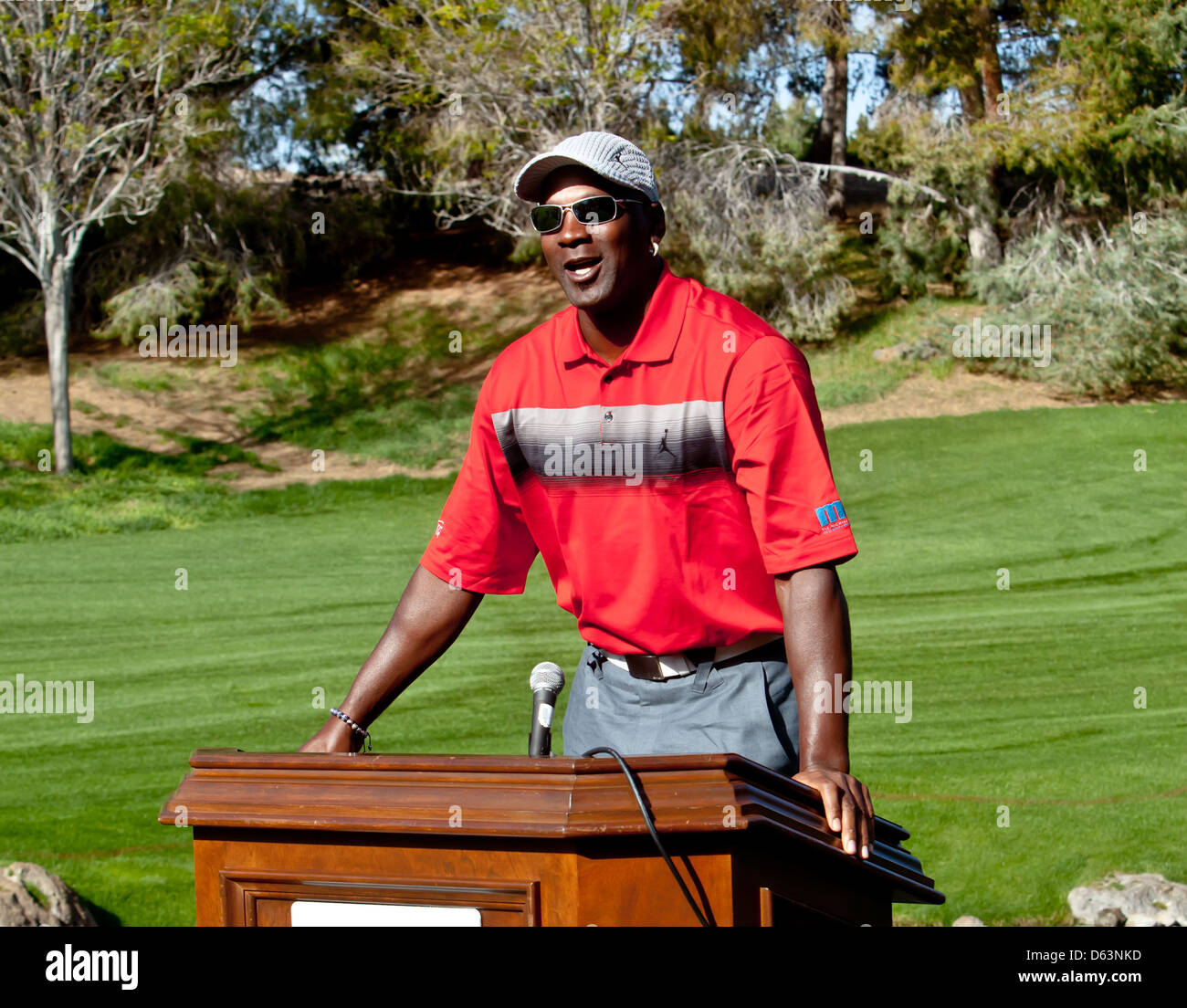 Michael Jordan at the Michael Jordan Celebrity Invitational Golf ...