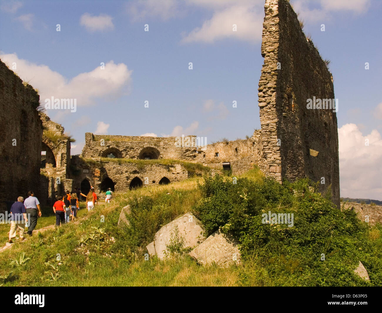 europe, romania, transylvania, deva, castle Stock Photo - Alamy