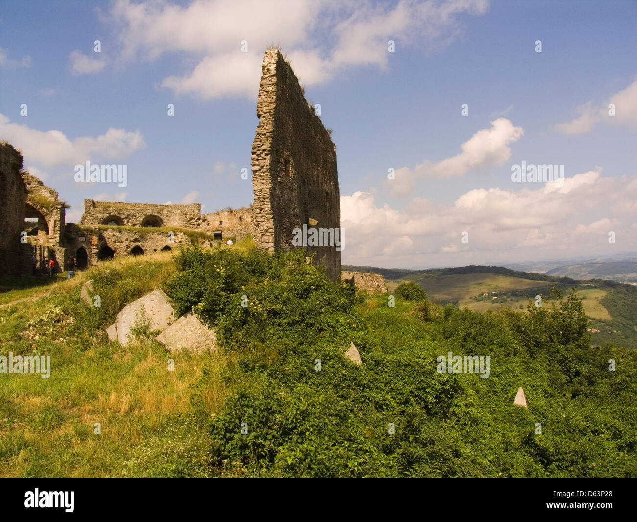europe, romania, transylvania, deva, castle Stock Photo - Alamy