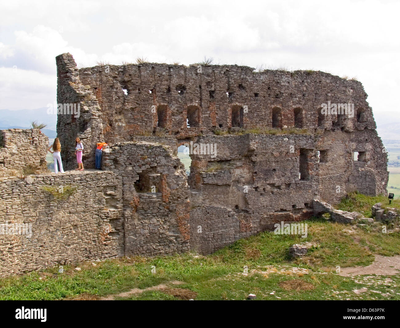europe, romania, transylvania, deva, castle Stock Photo - Alamy