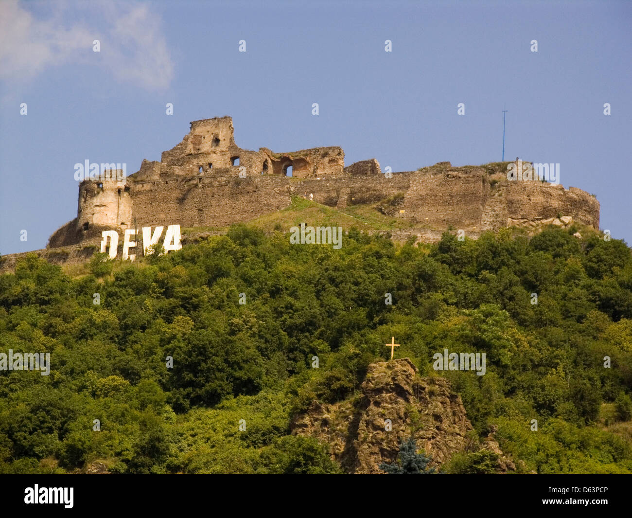 europe, romania, transylvania, deva, castle Stock Photo - Alamy