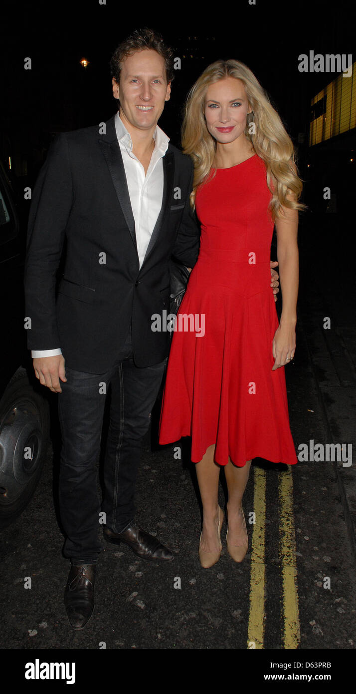 Brendan Cole and Zoe Cole English National Ballet Christmas party held ...
