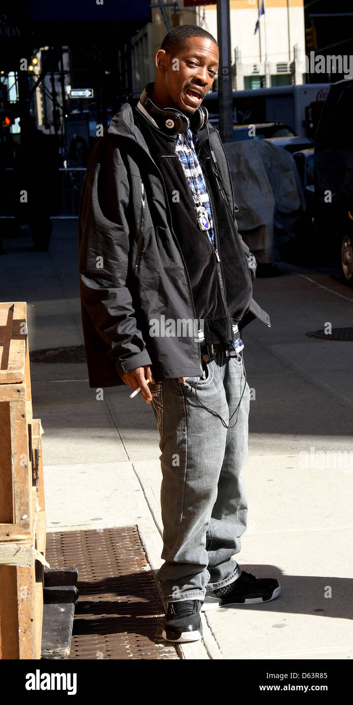 Rapper Kurupt 'The Late Show with David Letterman' at the Ed Sullivan ...