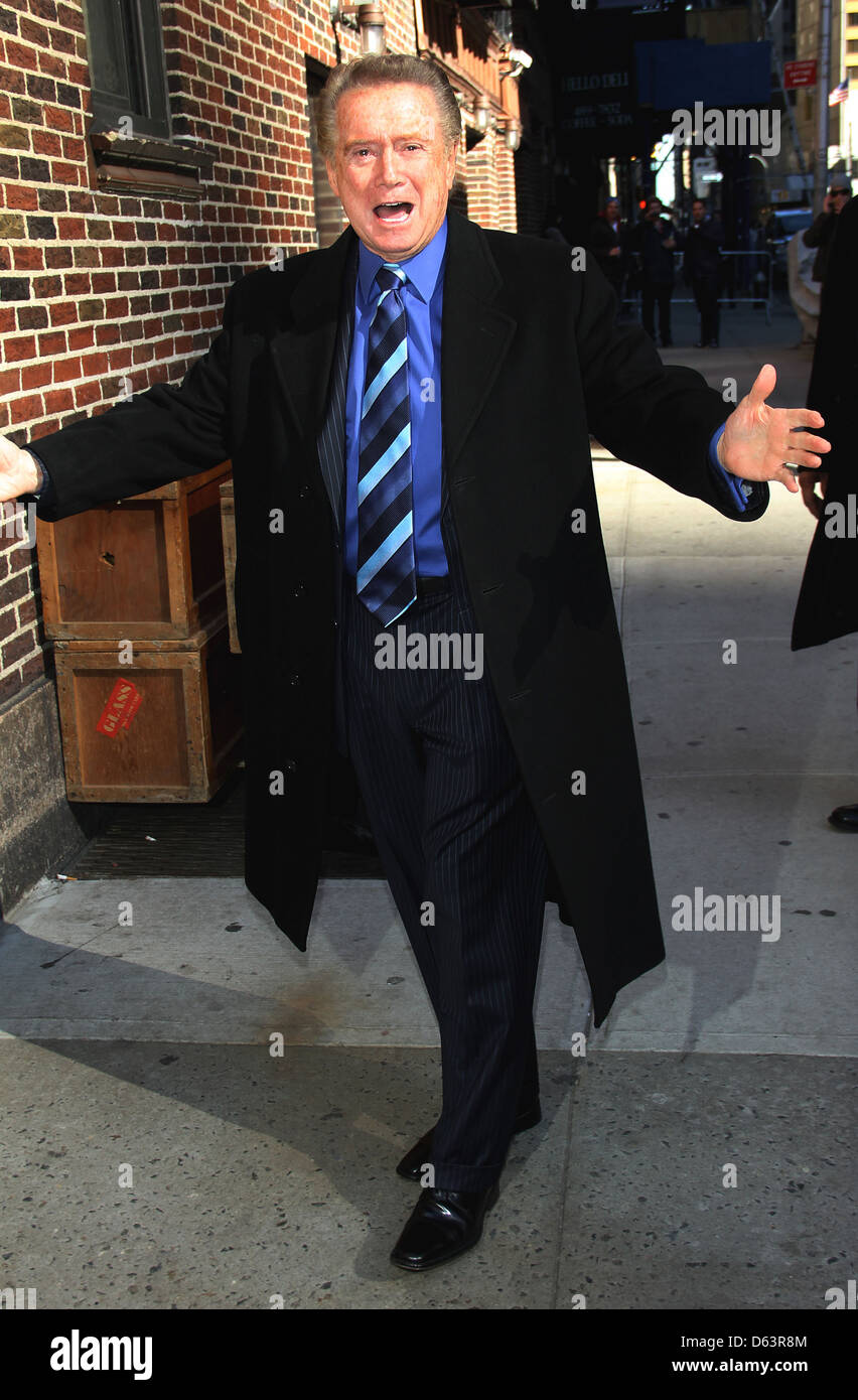 Regis Philbin 'The Late Show with David Letterman' at the Ed Sullivan ...