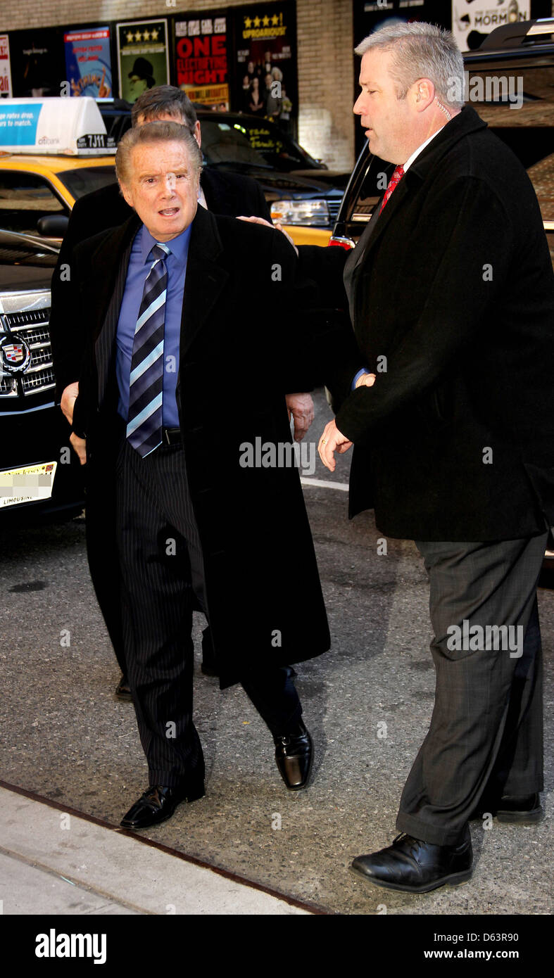 Regis Philbin 'The Late Show with David Letterman' at the Ed Sullivan ...