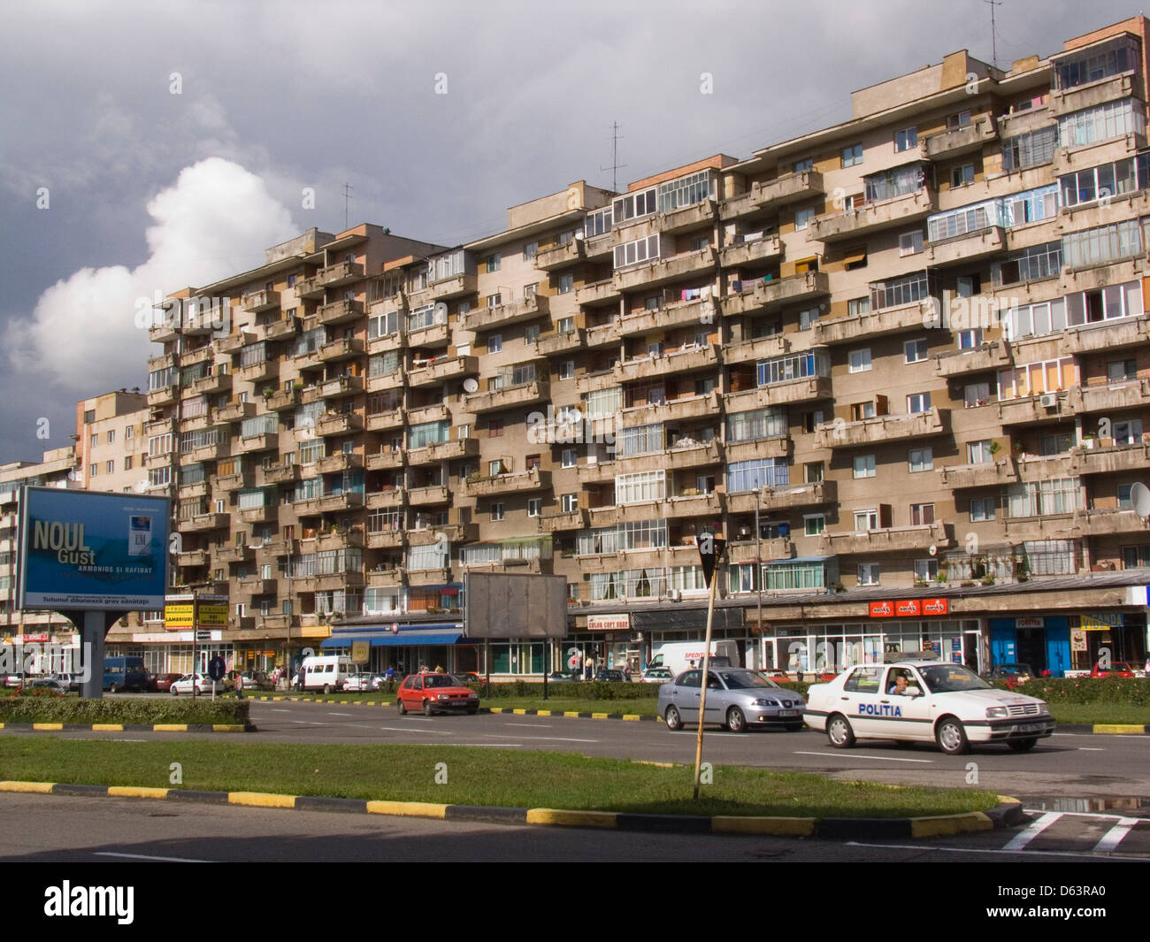 europe, romania, transylvania, deva, apartment building Stock Photo - Alamy