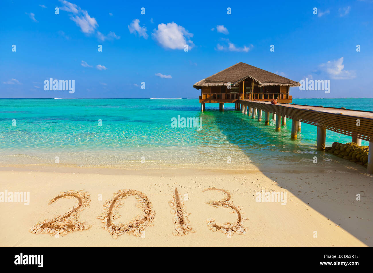 Numbers 2013 on beach Stock Photo - Alamy