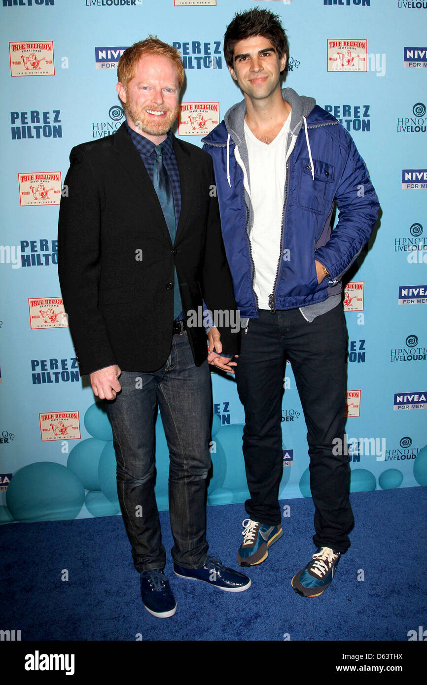 Jesse Tyler Ferguson and Guest 'Perez Hilton's Blue Ball 33rd Birthday ...