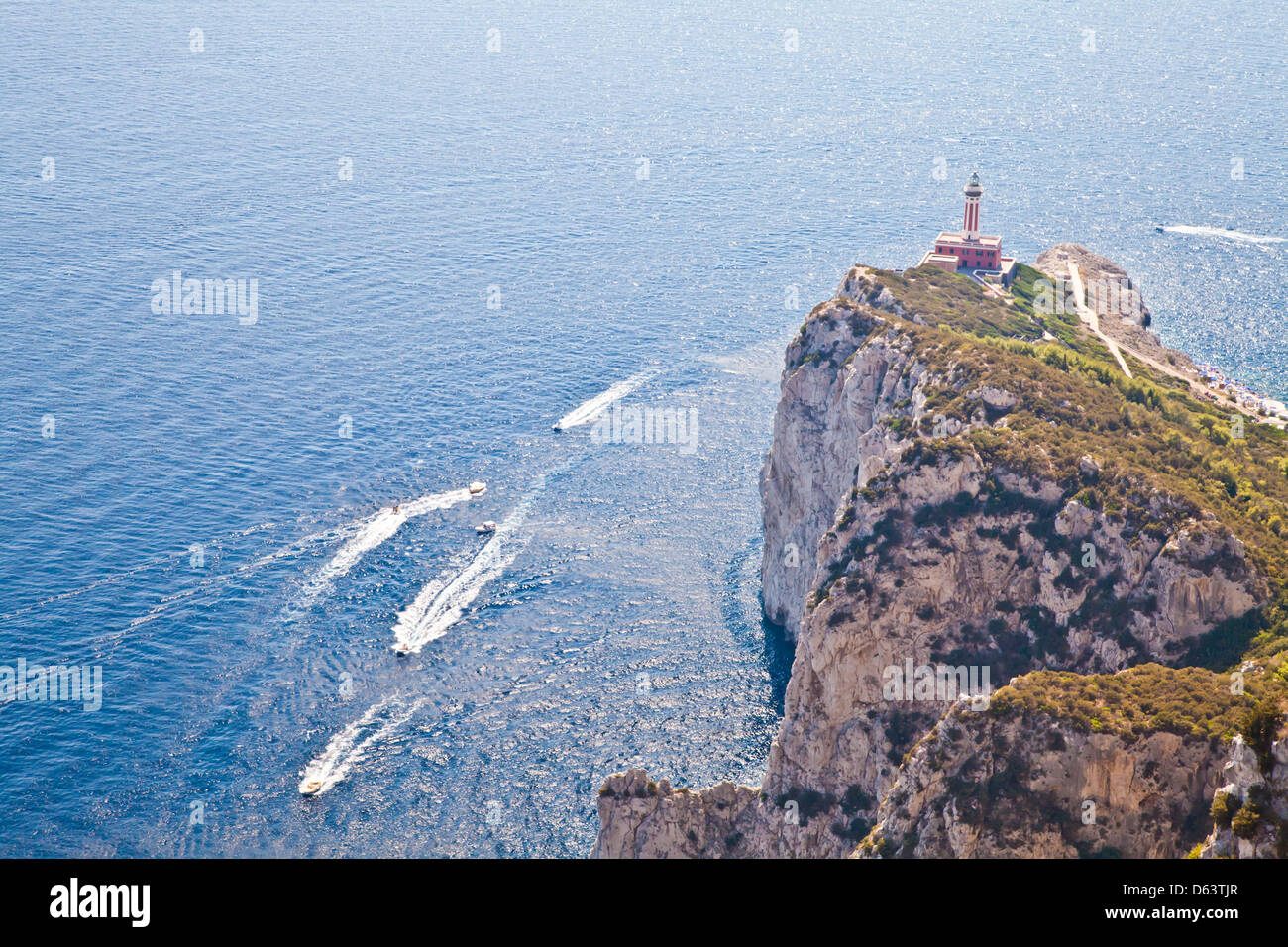 Capri Island panorama Stock Photo - Alamy