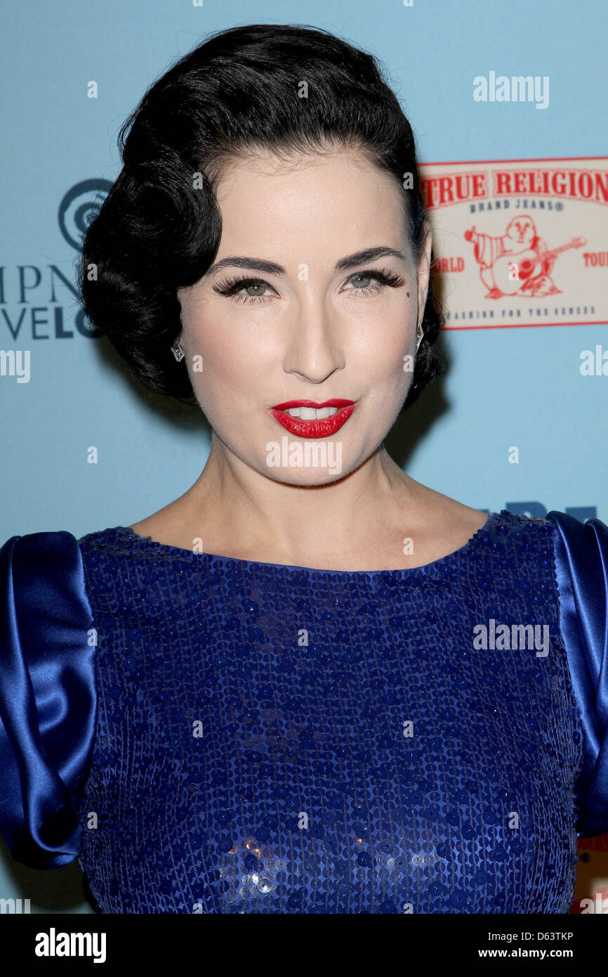 Dita Von Teese 'Perez Hilton's Blue Ball 33rd Birthday Celebration ...