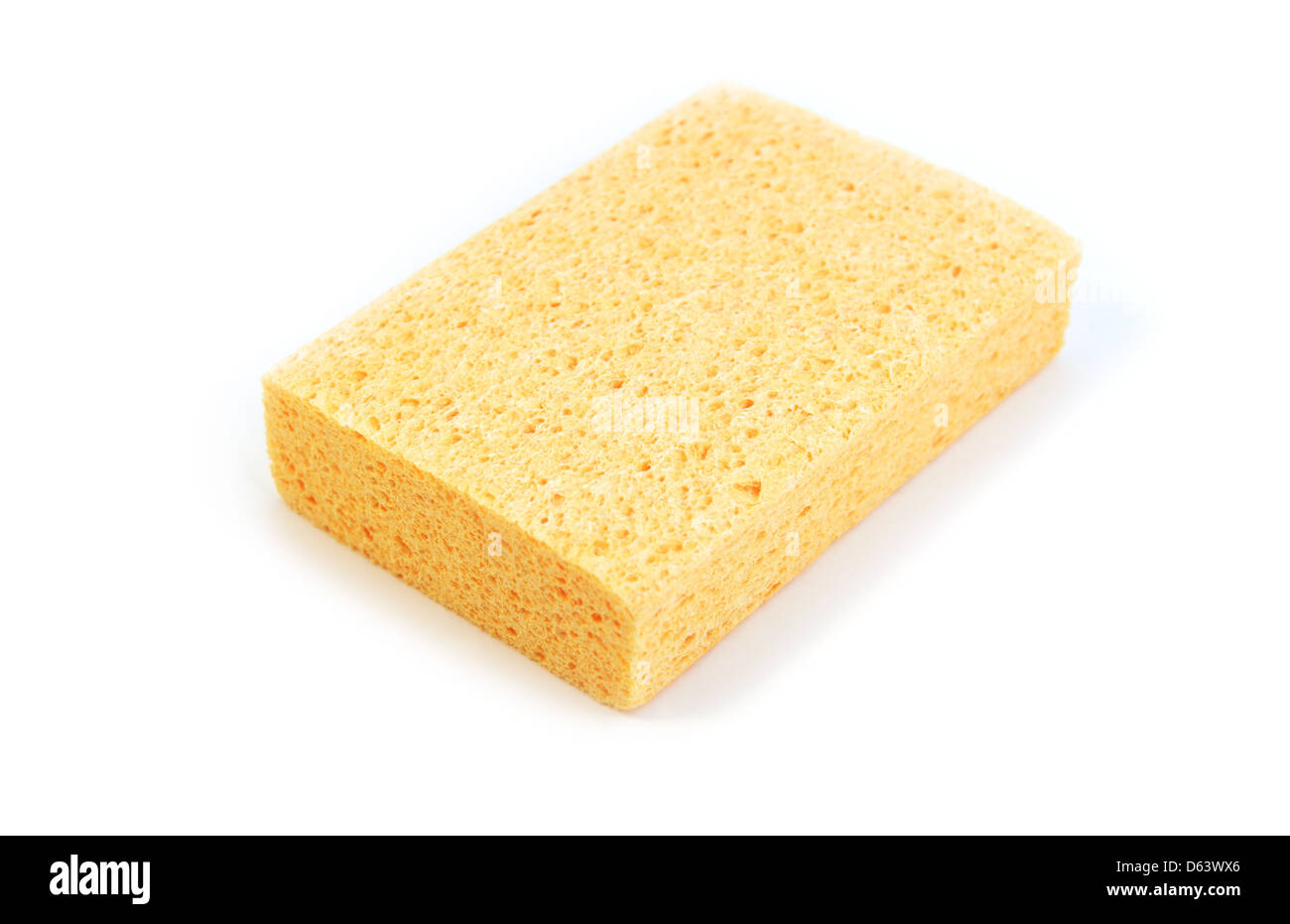 yellow kitchen sponge Stock Photo - Alamy