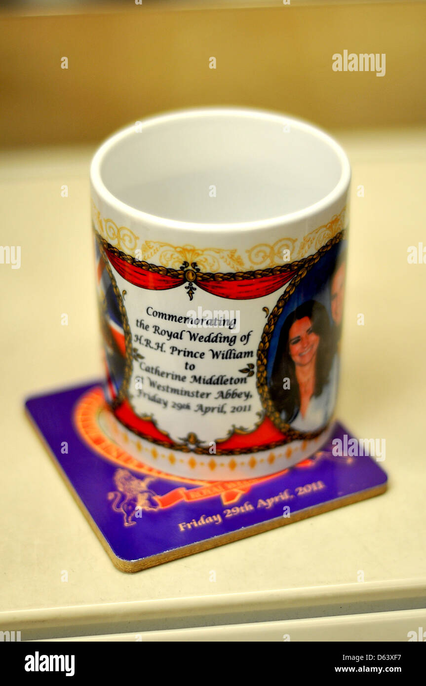 Royal Wedding Souvenirs commemorating the wedding of Prince William and ...