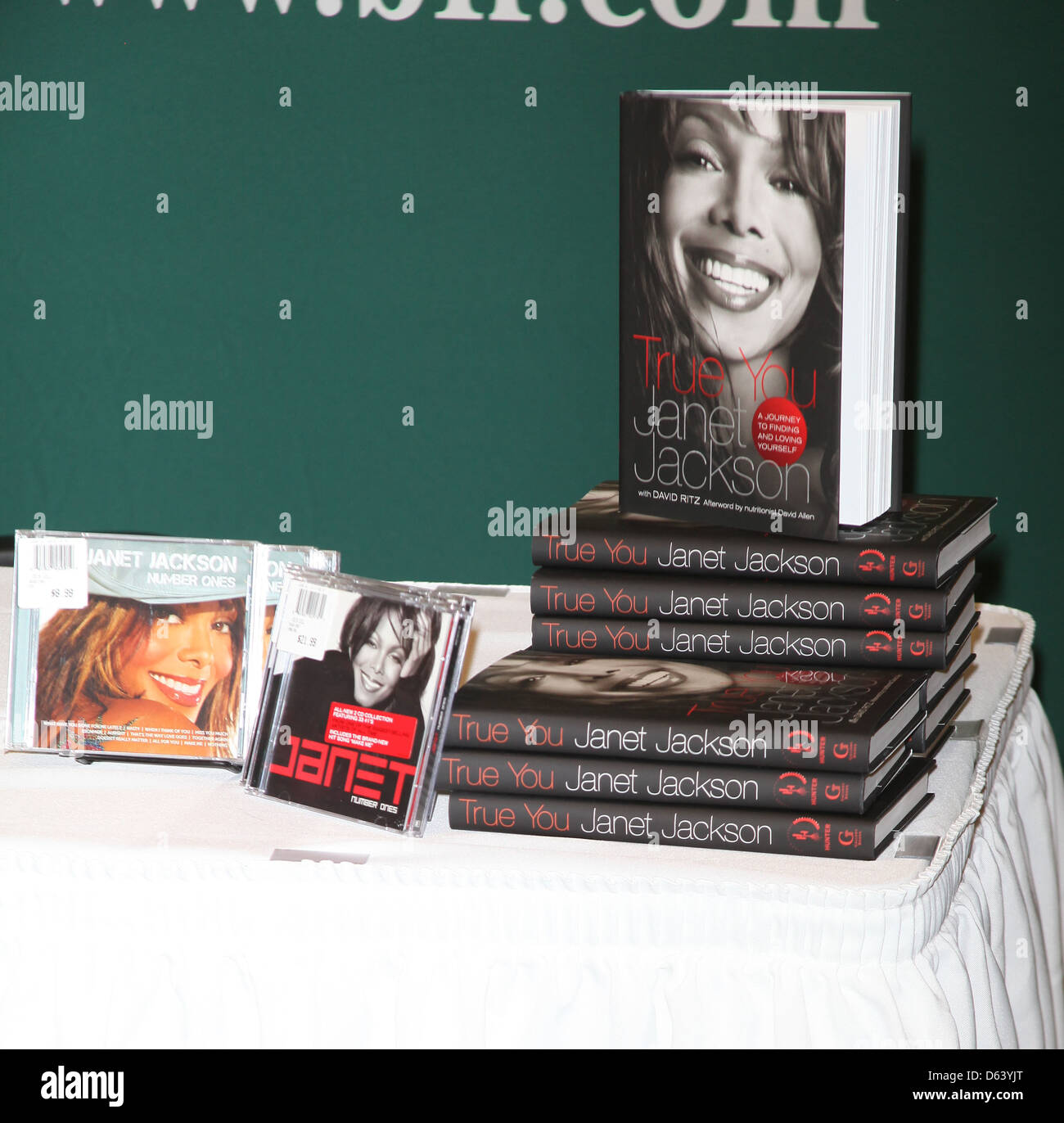 Atmosphere Janet Jackson attends her book signing for 'True You: A ...