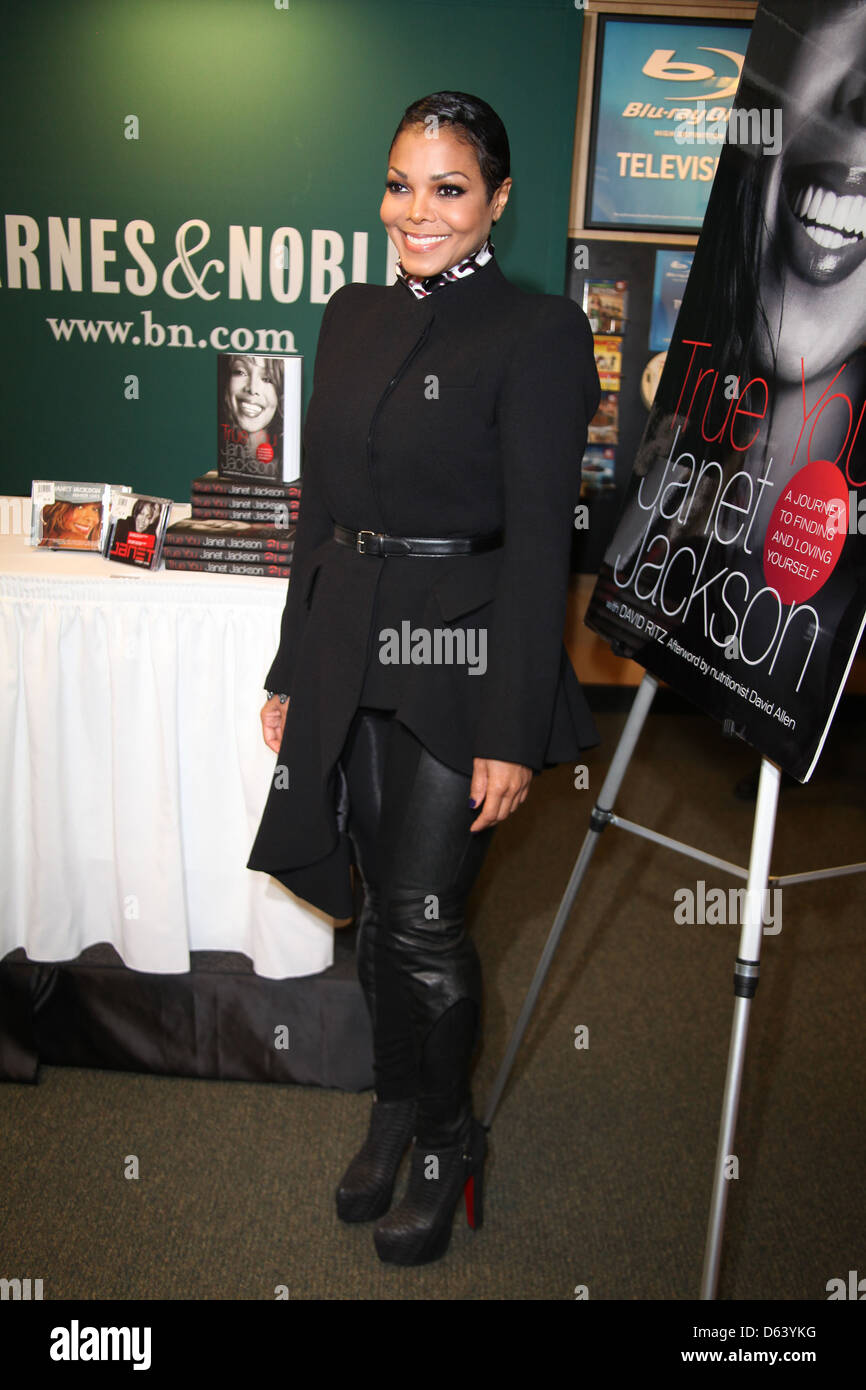 Janet Jackson attends her book signing for 'True You: Guide To Finding ...