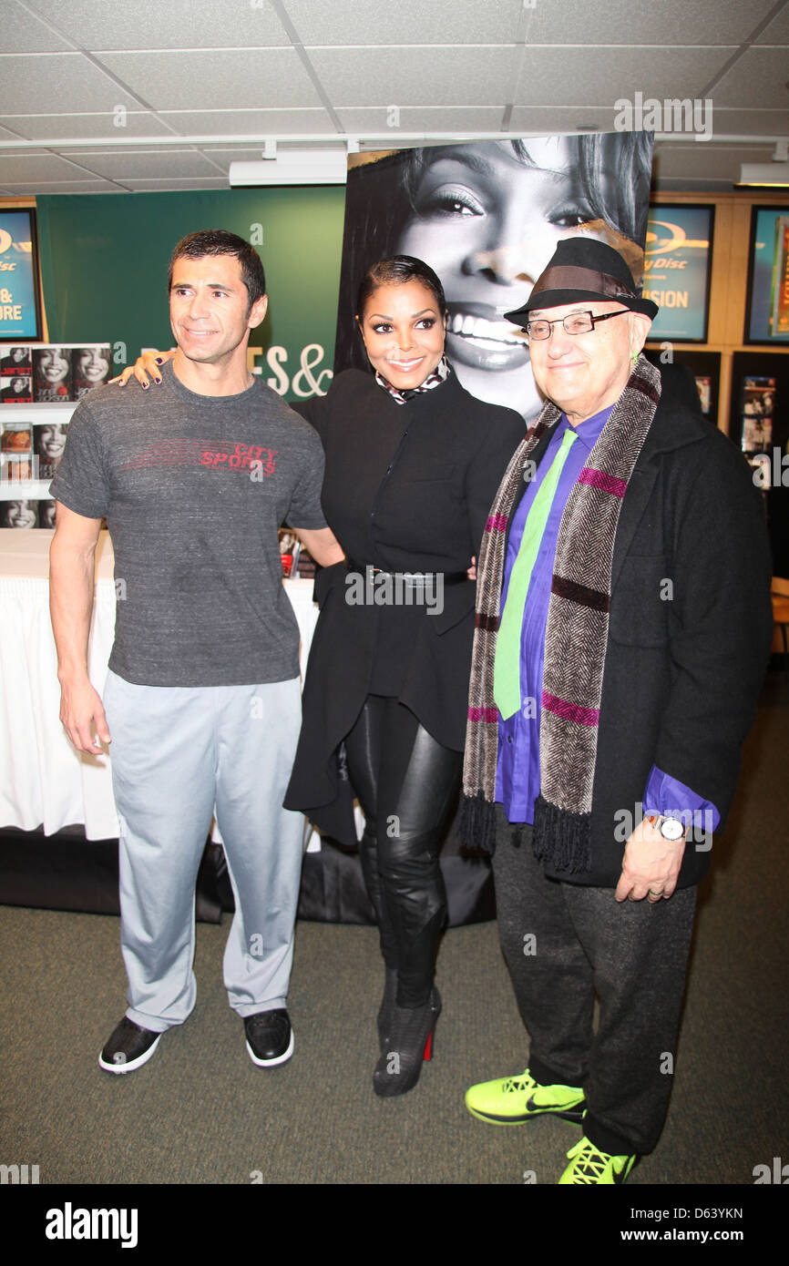 Tony Martinez, Janet Jackson, David Ritz Janet Jackson attends her book ...