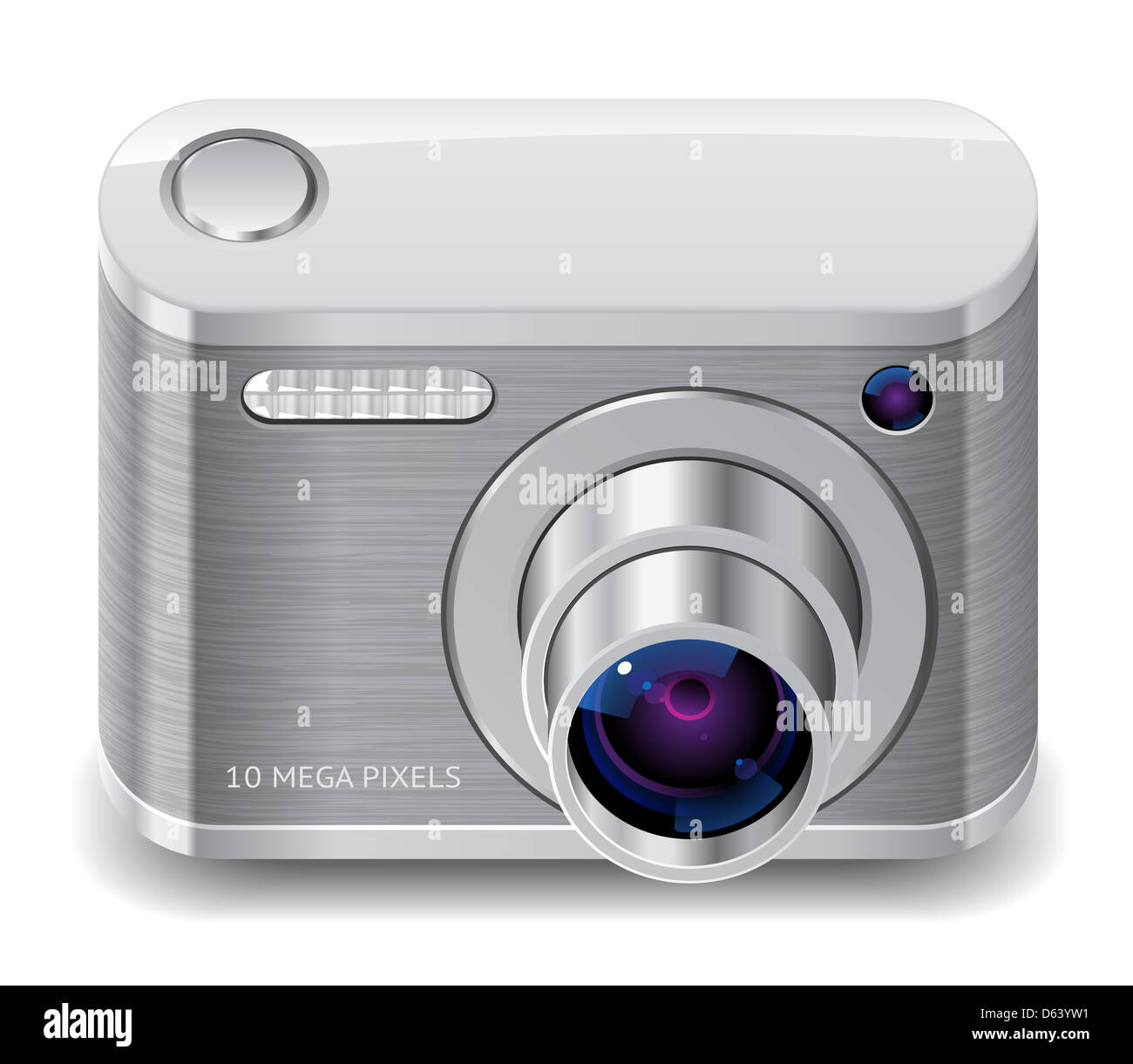 Icon for compact photo camera Stock Photo - Alamy