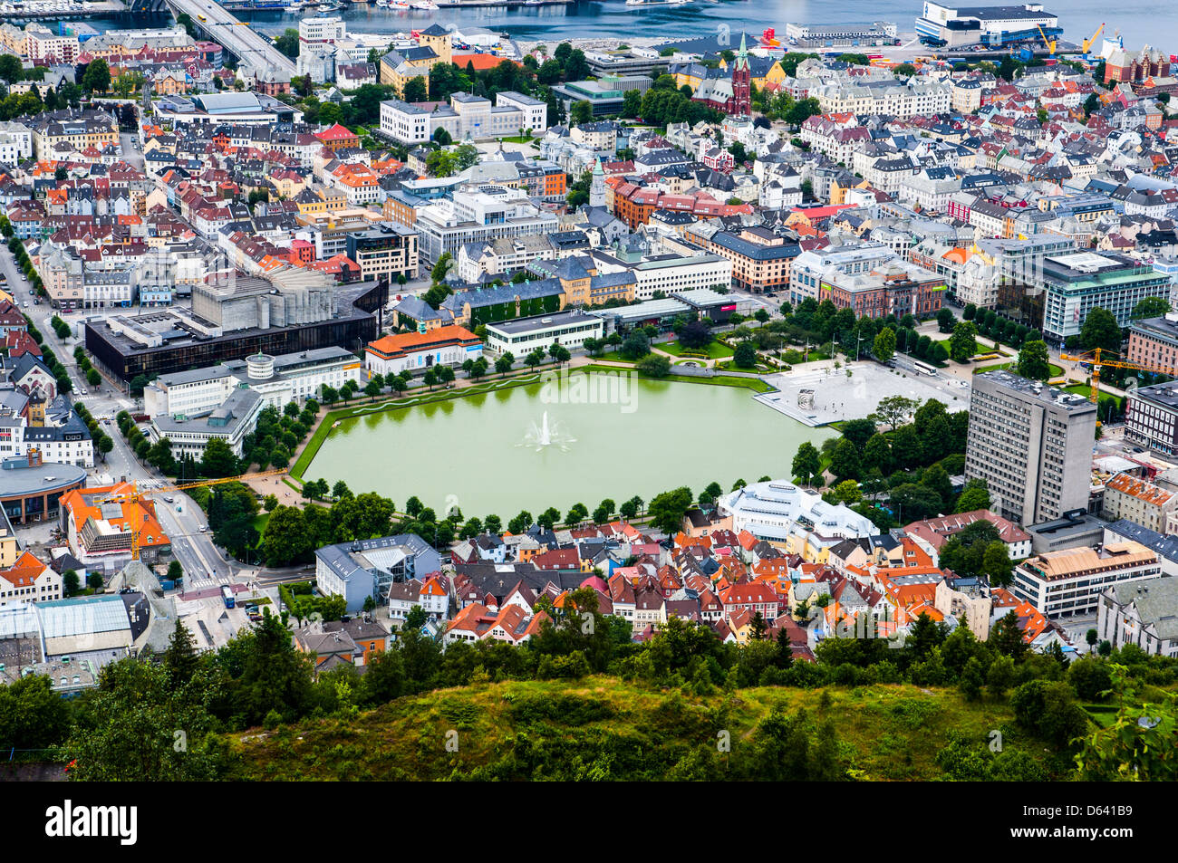 Water fountain bergen norway hi-res stock photography and images - Alamy