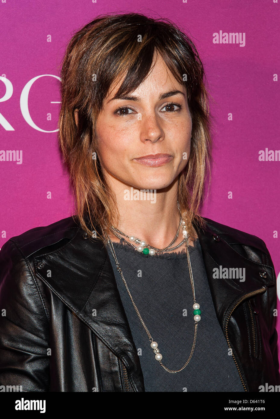 New York, USA. 10th April, 2013. Stephanie Szostak arrives at Elle ...
