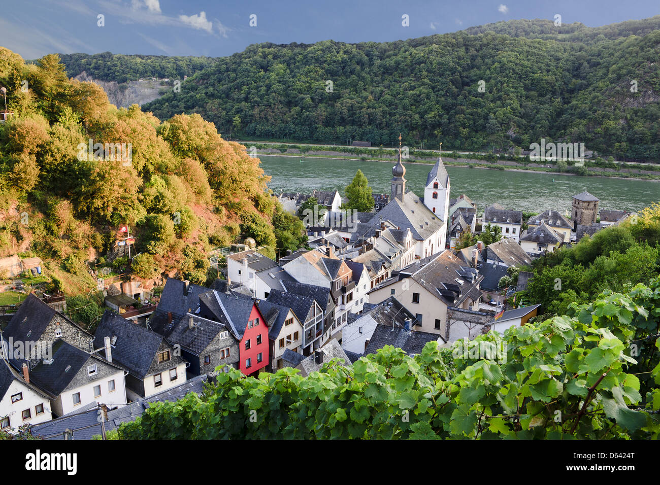Kaub Rhine Germany Stock Photo - Alamy