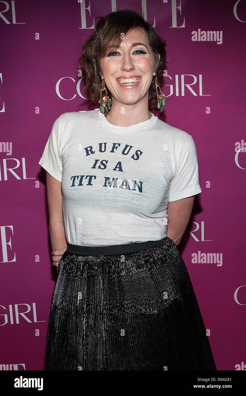 New York, USA. 10th April, 2013. Martha Wainwright arrives at Elle ...