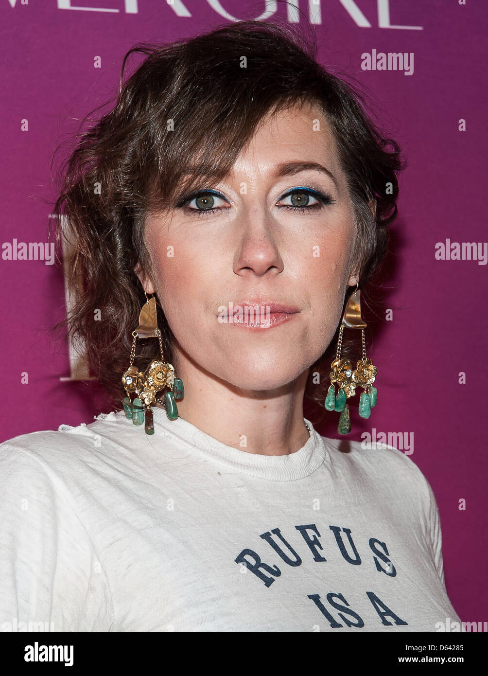 New York, USA. 10th April, 2013. Martha Wainwright arrives at Elle ...