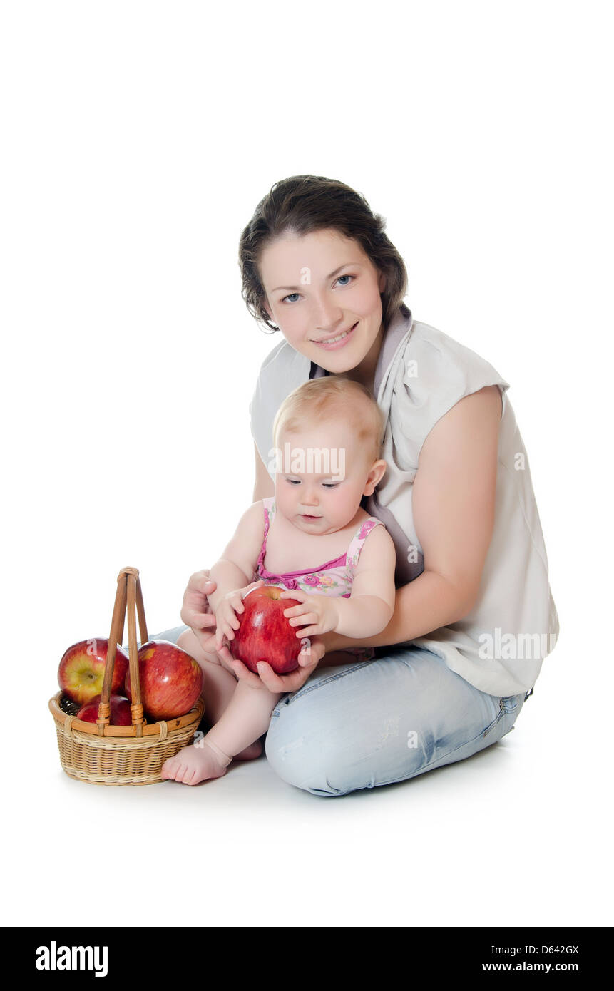 Apples and nature joy Cut Out Stock Images & Pictures - Alamy