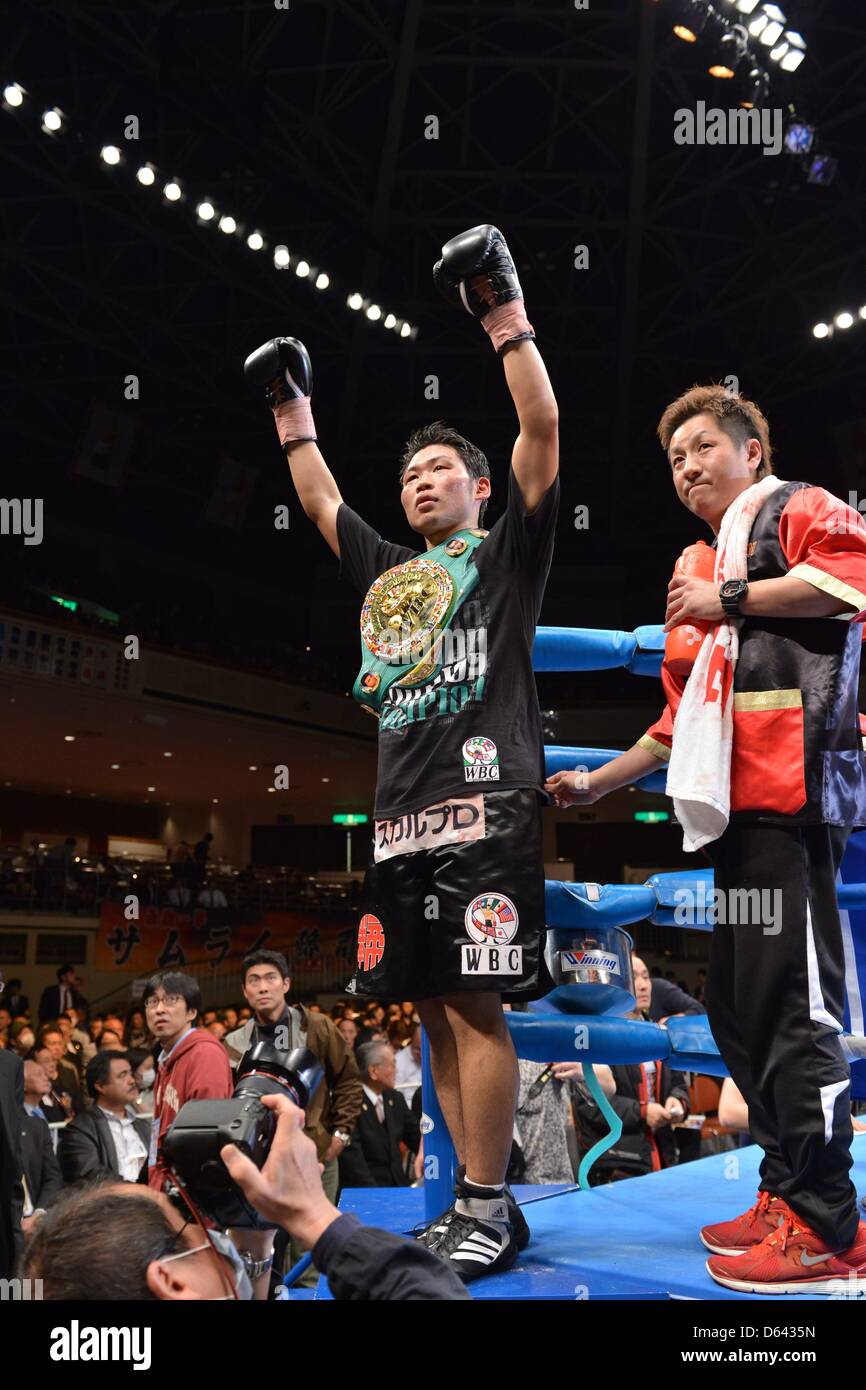 Takashi Miura (JPN), APRIL 8, 2013 - Boxing : Takashi Miura of Japan ...