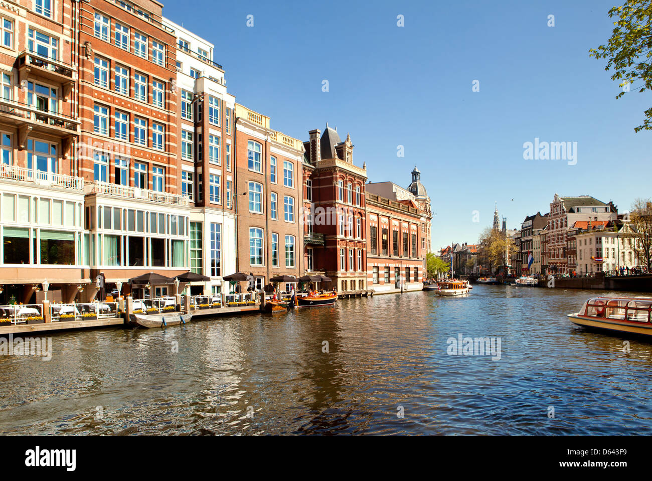 Classical landscape of Amsterdam, Netherlands Stock Photo - Alamy